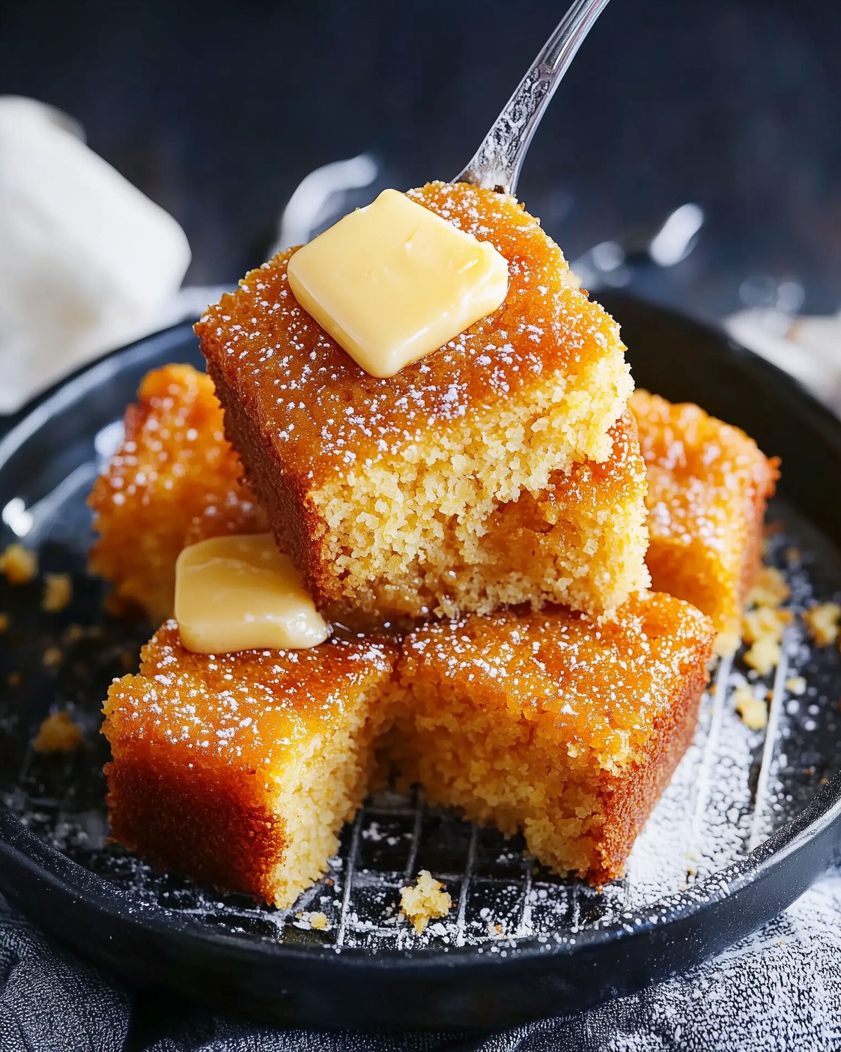 Honey Butter Corn Bread Recipe